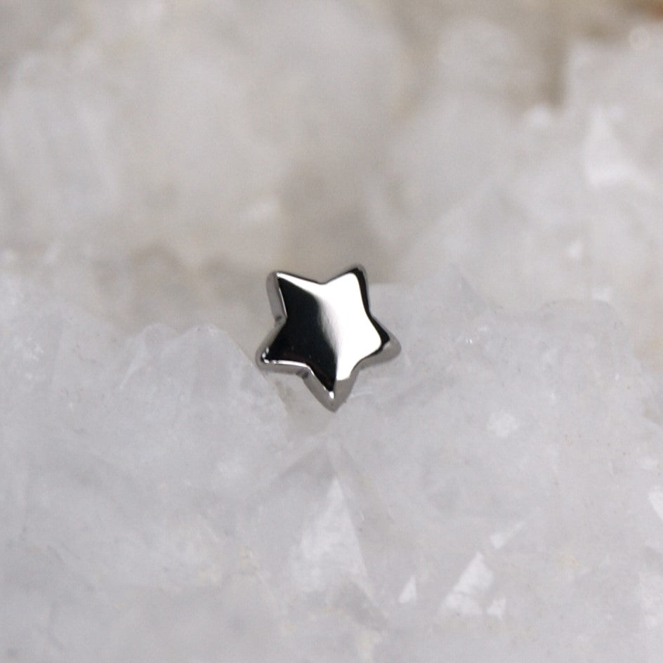 Junipurr Titanium Star - Threadless Titanium End - Cardiff Piercing Premium Jewellery
