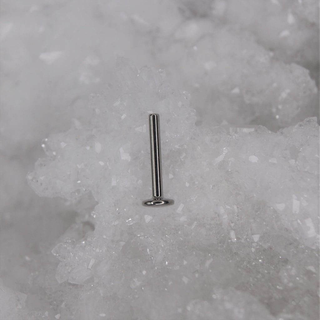 Neometal Threadless Push-Fit Labret - 1.2mm (16G) – Cardiff Piercing